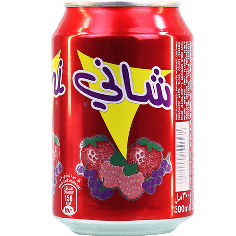 مشروب غازي فواكة شاني 330مل